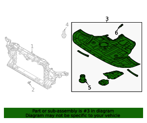 Hyundai - 29110-L1000 - Under Cover - 2021-2023 Hyundai Sonata | OEM ...