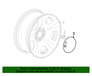23287648 - Center Cap - 2016-2020 GM | Findlay Auto Parts