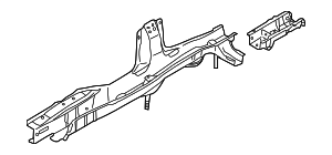 2015-2018 Nissan Murano Rear Rail Assembly G5510-5AAMA | TascaParts.com