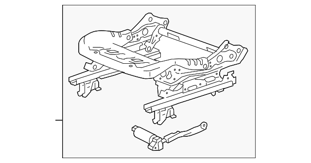 2010-2017 GM Driver Seat Cushion Frame 13506135 | TascaParts.com