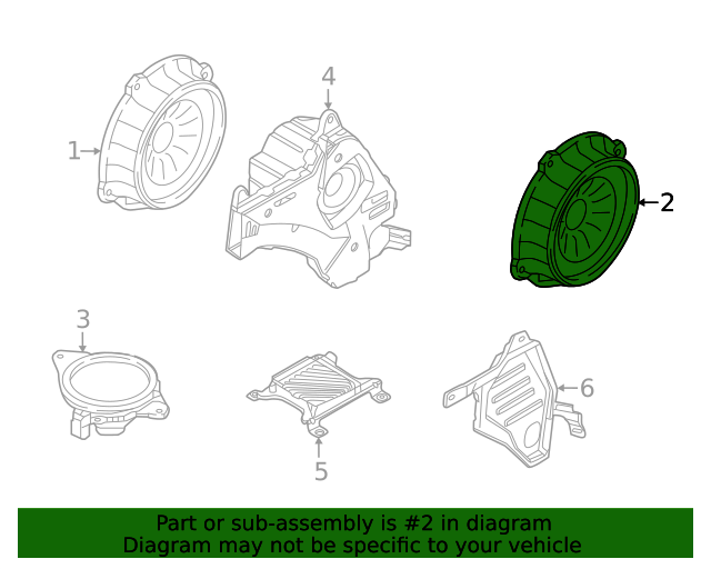 96330-CW000 - Speaker 2022-2024 Hyundai | AutoNationParts.com