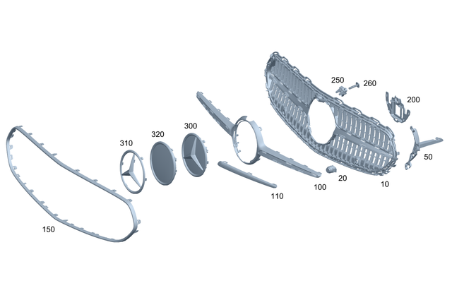 206-888-71-00 - Installation Frame 1956-2025 Mercedes-Benz | Mercedes ...
