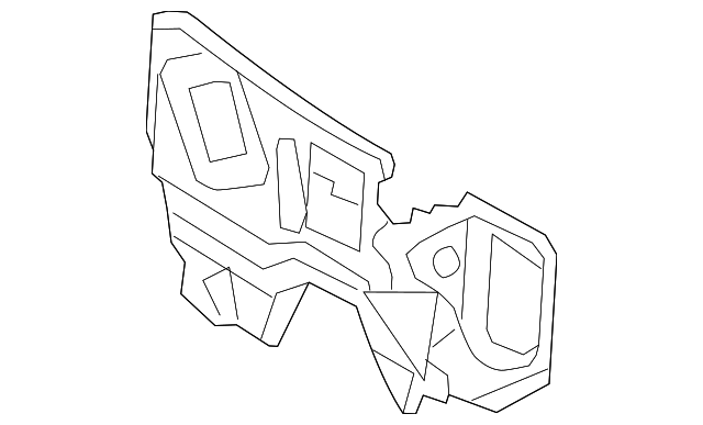 2016-2018 Toyota RAV4 Insulator 55223-42070 | Toyota Parts Center