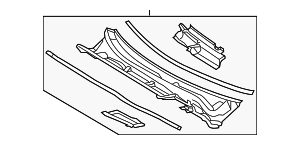 2013-2018 Toyota RAV4 Cowl Grille 55708-0R030 | Toyota Parts Center