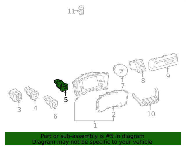 2023-2024 Toyota Switch 84794-53020 | BAM Wholesale Parts