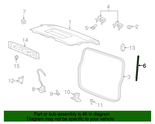 2009-2012 Jeep Liberty Support Strut 57010181AC | TascaParts.com