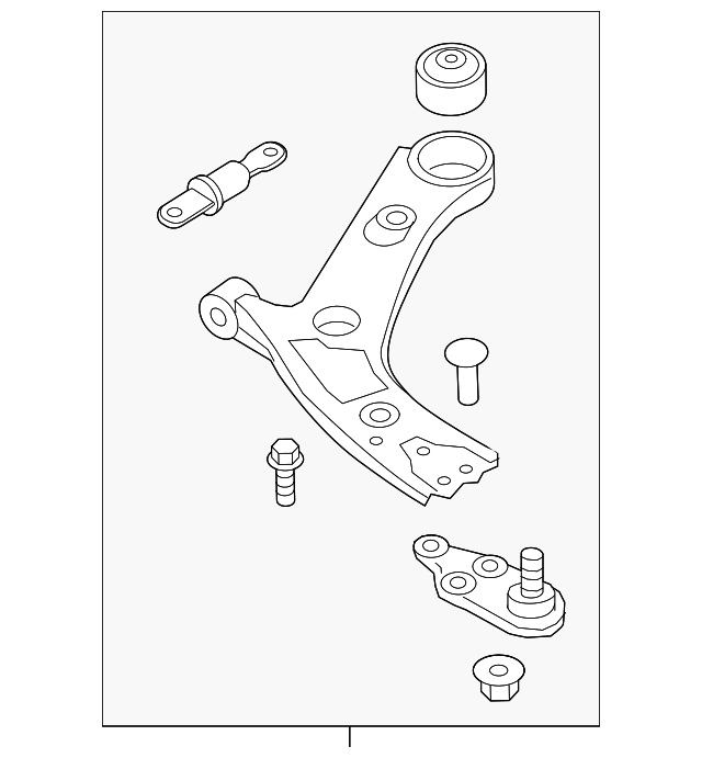 54501-R0000 - Lower Control Arm 2022-2024 Kia Carnival | Kia.Parts Store