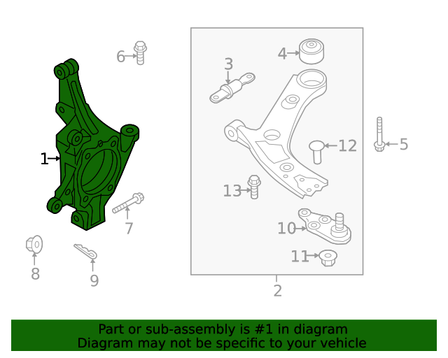 51715-R0000 - Knuckle 2022-2024 Kia Carnival | Kia.Parts Store