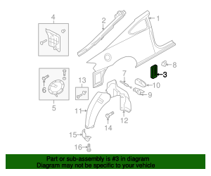 2003-2008 Hyundai Tiburon Pressure Vent 97510-2C000 | Hyundai Wholesale ...