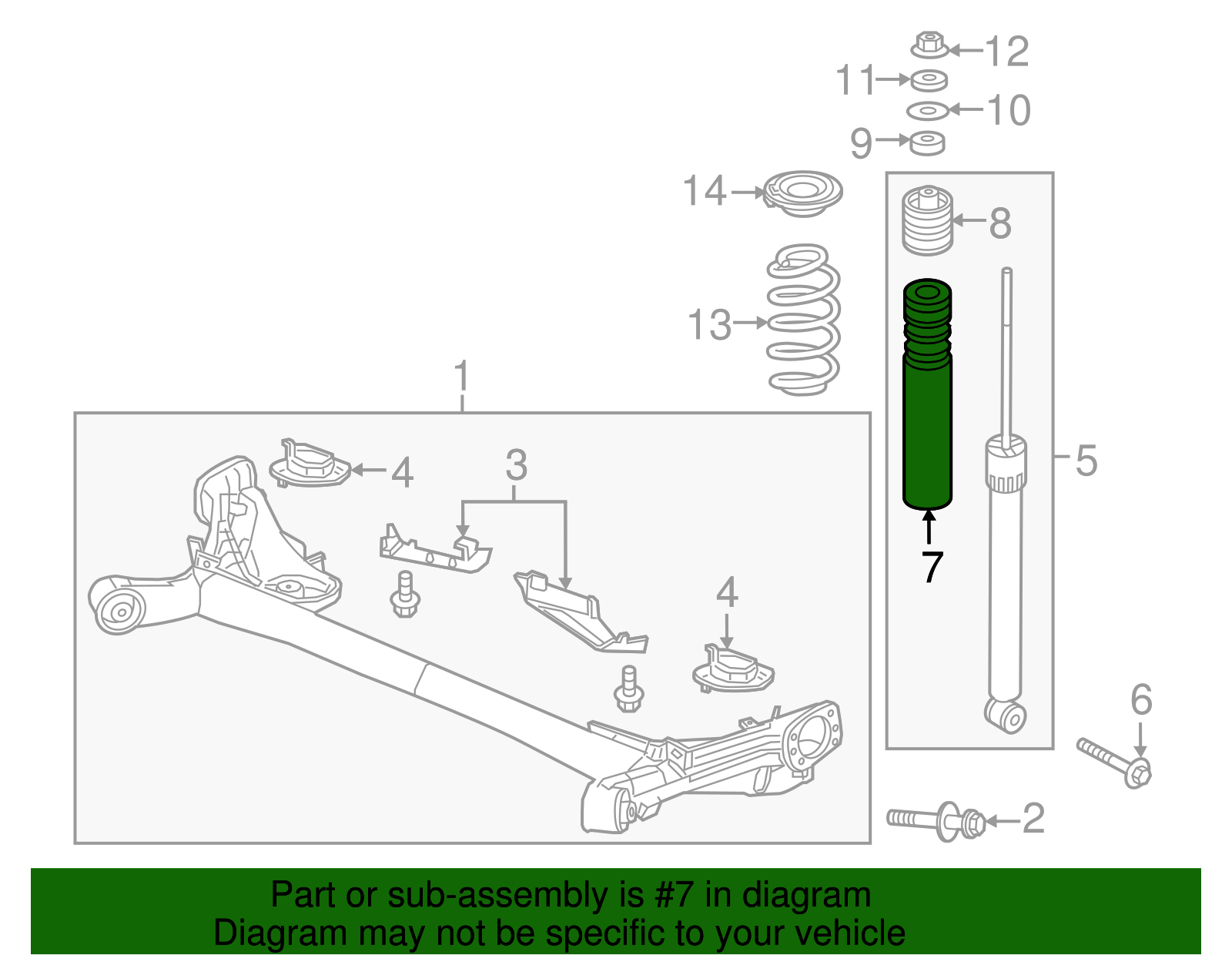 52722-T5R-A01 - 2015-2020 Honda Fit - Rubber Rear Bump Stop | Genuine ...