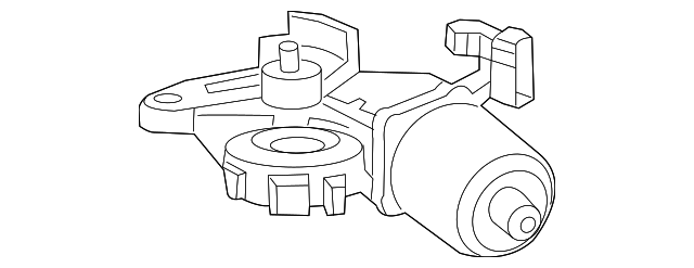 2011-2016 Chevrolet Windshield Wiper Motor 96893302 GM | GMPartsDirect.com