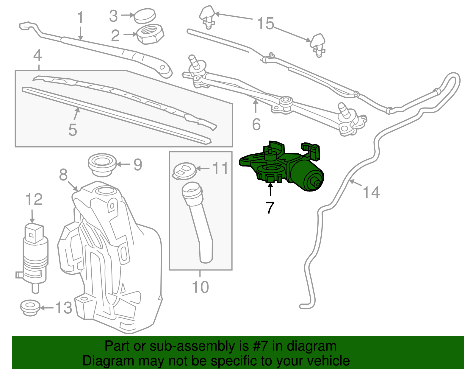 96893302 - Windshield Wiper Motor 2011-2016 Chevrolet | Gateway Buick ...