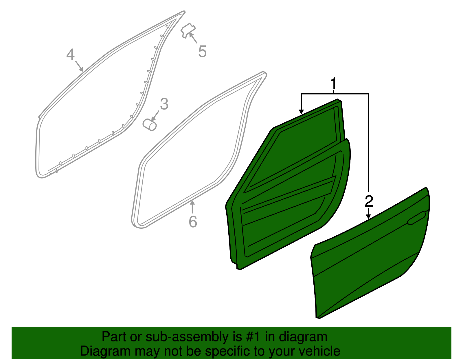 2012-2017 Hyundai Veloster Door Shell 76004-2V010 | Hyundai OEM Parts ...