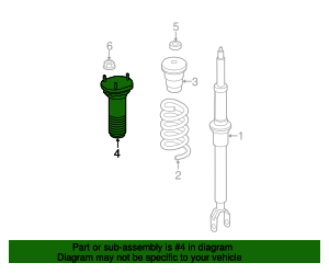 2006-2012 Mercedes-Benz Suspension Strut Mount 251-320-00-26 ...