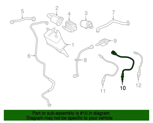 Genuine Oxygen Sensor for 2016-2022 Volvo | Part# 32253664 | Over 30% ...