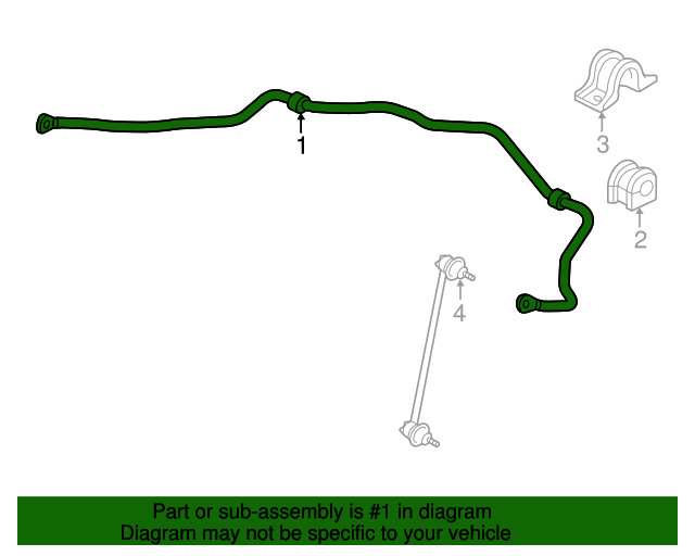51300-SZT-A51 - Stabilizer Bar 2012-2016 Honda CR-Z | Honda Parts Online