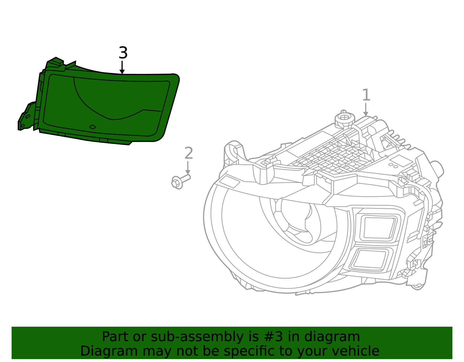 2020-2023 Land Rover 2020-2023 Land Rover - Headlamp Bezel LR180930 ...
