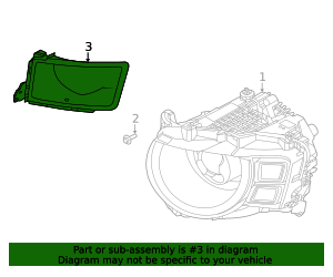 2020 Land Rover Defender 110 Headlamp Bezel LR146286 | OEM Parts Online