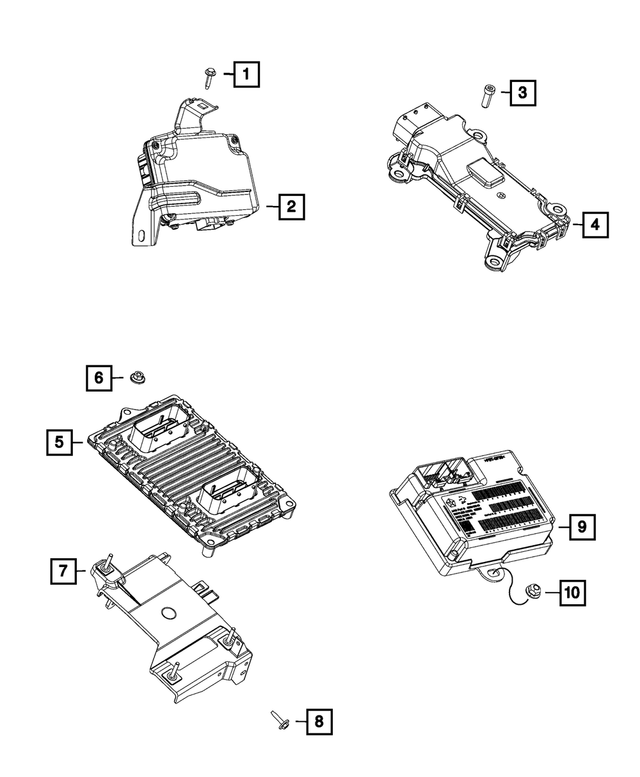 2015 Chrysler 200 Powertrain Control Module 5150993AC | Mopar eStore