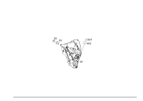 Window Regulator for 2001 Mercedes-Benz CLK 55 AMG® | Mercedes-Benz USA ...