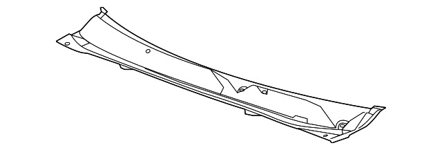 2011-2017 Buick Regal Cowl Plenum Water Deflector with Rear Hood ...