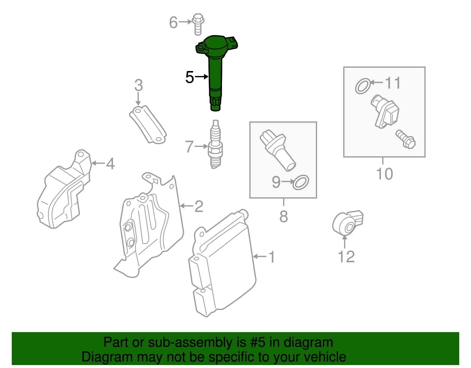 2017-2024 Mitsubishi Ignition Coil 1832A083 | Factory Mitsubishi Parts