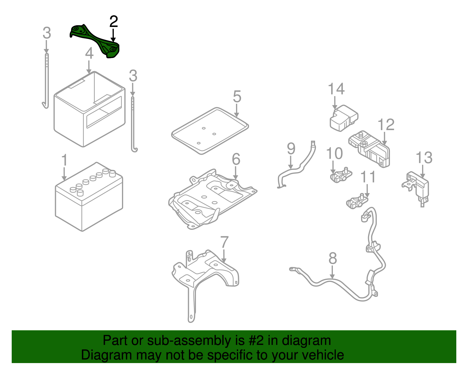 24420-1AA0A - High-Quality Hold Down for 2009-2017 Nissan | AutoNation Parts