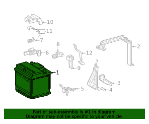 2019-2025 Lexus | Vehicle Battery | 28800-21223 | Express Lexus Parts