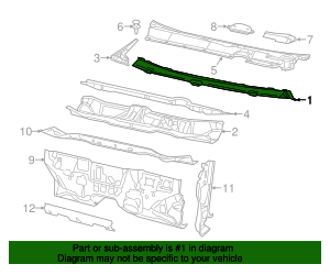 68158892AA - Panel - 2013-2016 Dodge Dart | Mopar Parts Canada