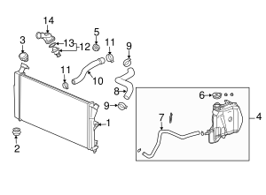 1999-2009 GM Reservoir Retainer 11561348 | TascaParts.com