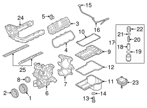 2003-2010 Ford Manifold Gasket 3C3Z-9439-AA | OEM Parts Online