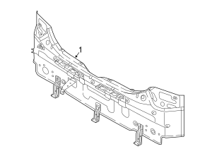 2017-2022 Hyundai Ioniq Rear Body Panel 69100-G2500 | QuirkParts