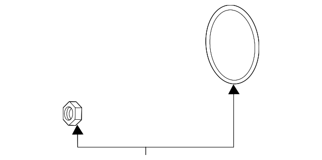 46187-TVA-A00 - 2018-2025 Honda - Nut & O-Ring Set | Genuine Honda Parts
