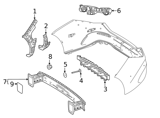 2020-2023 Mercedes-Benz Lower Mount 118-885-54-02-64 | MB OEM Parts