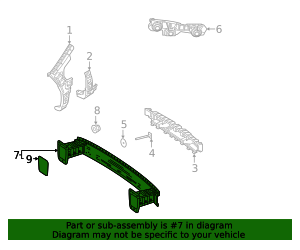 118-610-00-00 - Bumper Impact Bar 2020-2024 Mercedes-Benz | AutoNation ...