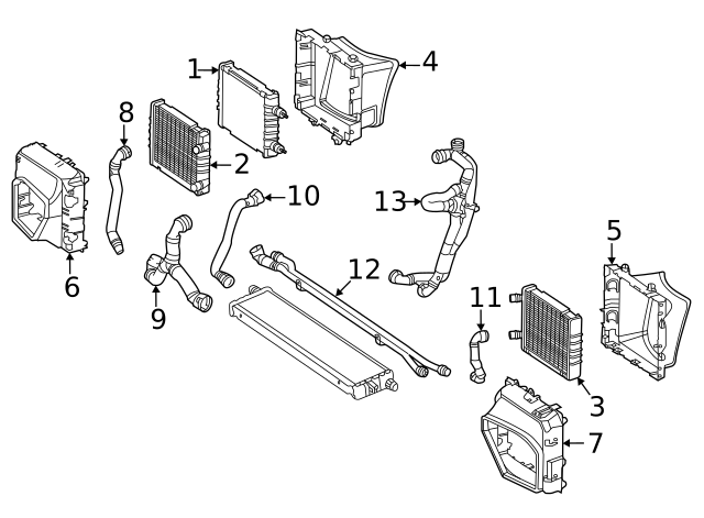 Genuine OEM Rear Duct | 167-505-35-00 | Fits Select 2021-2024 Mercedes ...