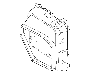 167-505-33-00 - Radiator Support Air Duct 2021-2023 Mercedes-Benz ...
