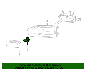 13582913 - Headlamp and Daytime Running Light Bulb 2012-2020 GM ...