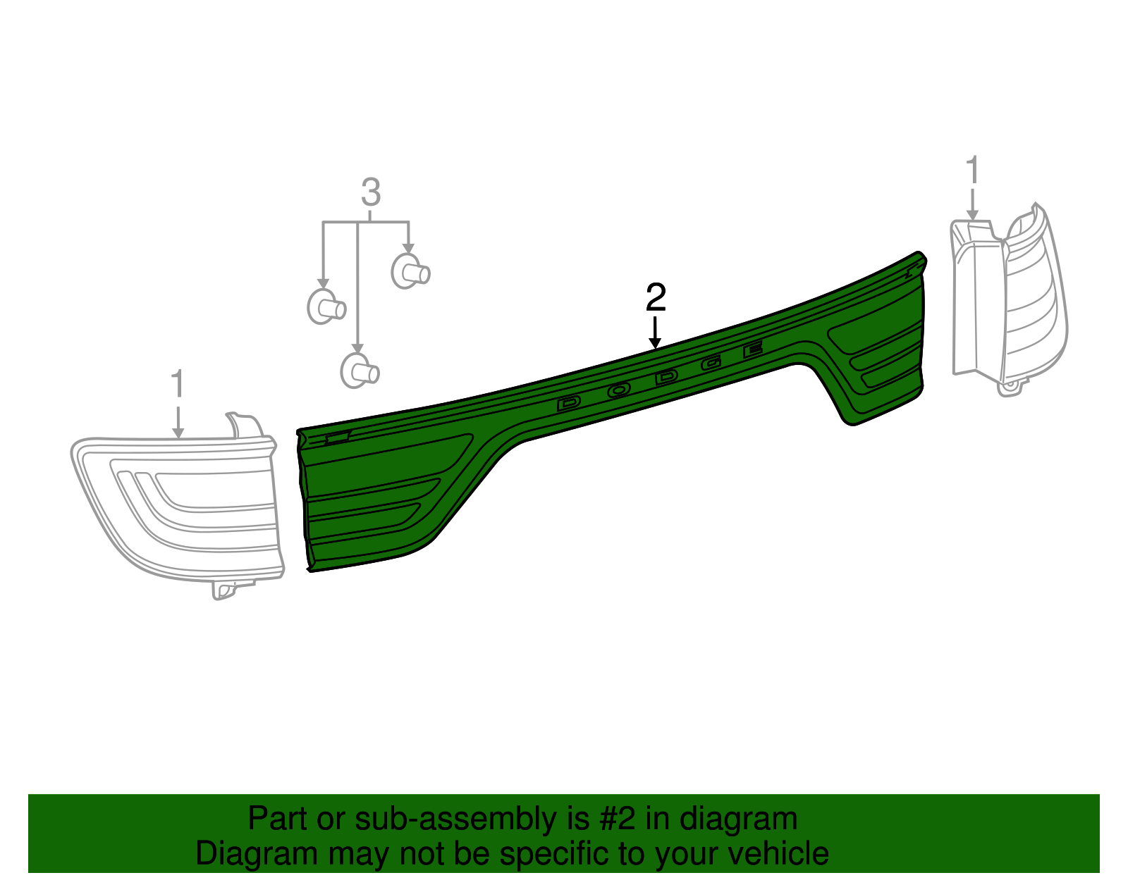 2014-2023 Dodge Durango Lamp 68156575AI | Mopar Parts Canada