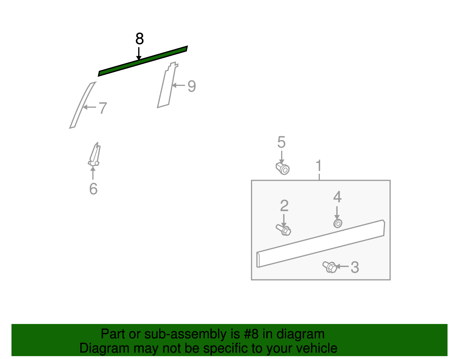 75923-35020 - Black Out Tape - 2007-2014 Toyota FJ Cruiser | OEM ...