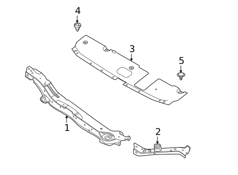 Radiator Support for 2020 Nissan Sentra | OEM Parts Online