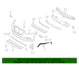 2021-2024 Nissan Kicks Upper Molding 62075-5R00A | TascaParts.com