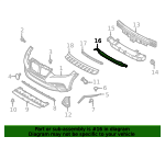 2021-2024 Nissan Kicks Bumper Cover Reinforcement 62090-5R05A ...