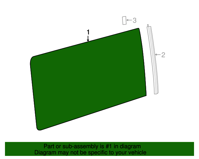 447-735-02-09 - Glass 2016-2020 Mercedes-Benz Metris | Mercedes-Benz ...
