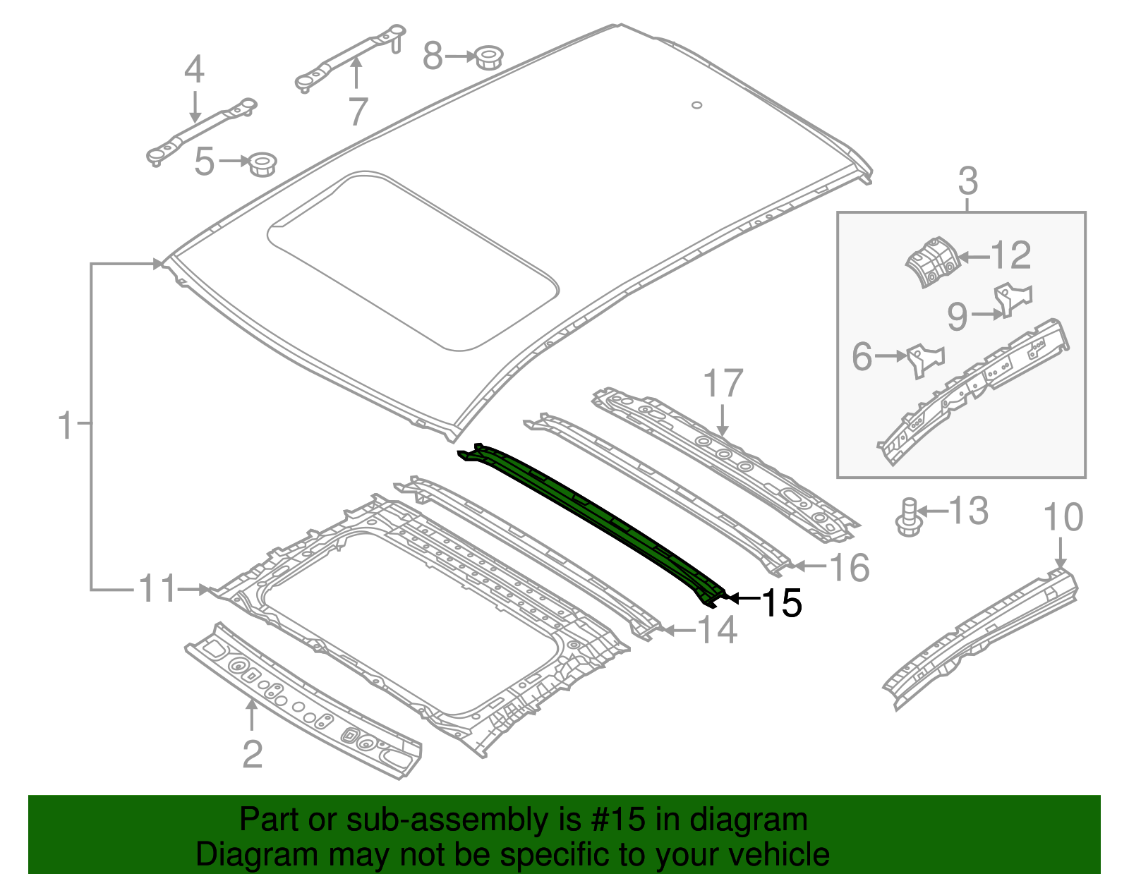 KB7W-70-663 - Reinforcement - 2017-2020 Mazda CX-5 | Mazda Parts Factor