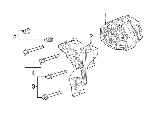 20881337 Generator - New OEM Part From GM Parts Direct | GM Parts Store