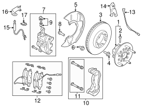 2015-2024 Ford Brake Pads Front CK4Z-2001-B | OEM Parts Online