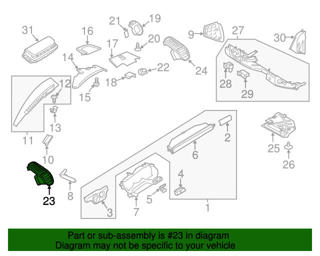 OEM Porsche Air Vent (981552131041e0) 2013-2016 Porsche | OEM Luxury Parts