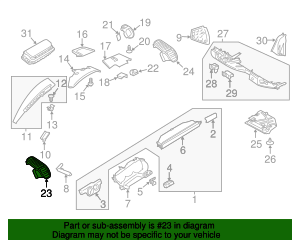 OEM Porsche Air Vent (981552131041e0) 2013-2016 Porsche | OEM Luxury Parts