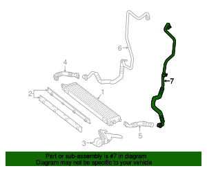166-500-31-72 - Oil Feed Tube 2012-2019 Mercedes-Benz | AutoNationParts.com